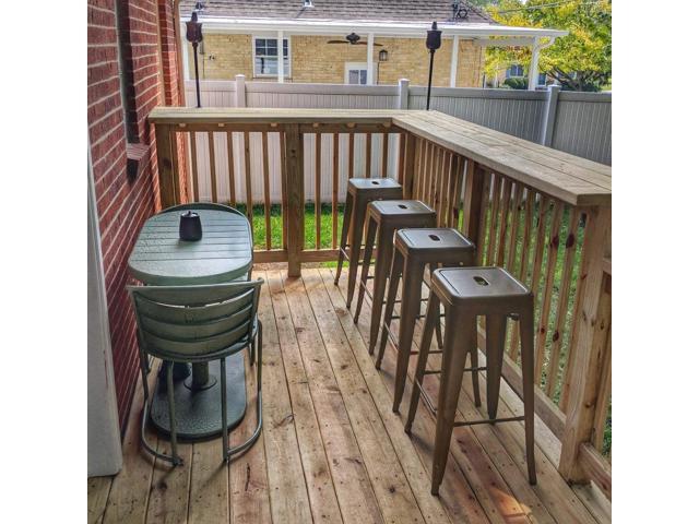 Click here for Yaheetech 30 Metal Bar Stools 4PCS Bar Height Bars... prices