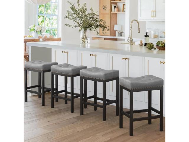Click here for LUE BONA Counter Height Bar Stools  24 Inch Saddle... prices