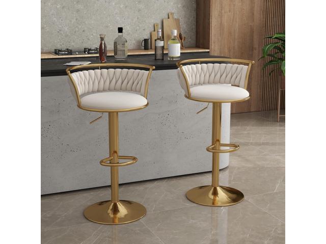 Click here for UIXE 360° Swivel Bar Stools Set of 2  Modern Adjus... prices