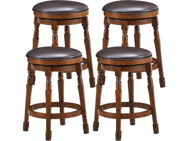 Click here for ERGOMASTER Bar Stools Set of 4 Swivel Barstools 24... prices