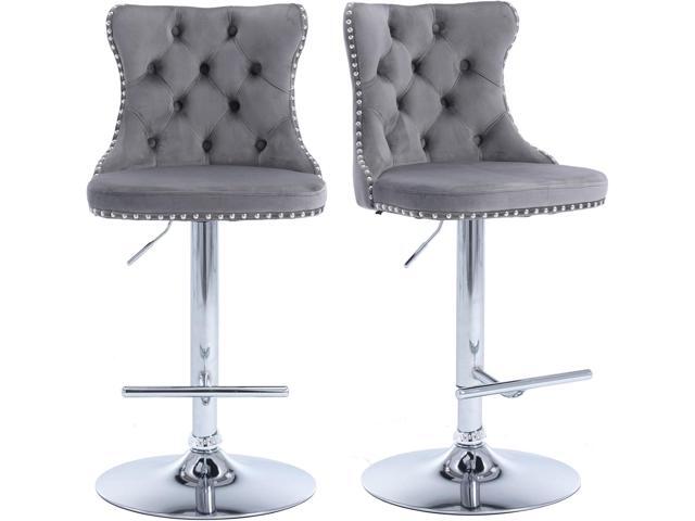 Click here for Swivel Counter Height Bar Stools Set of 2  Gray Ki... prices