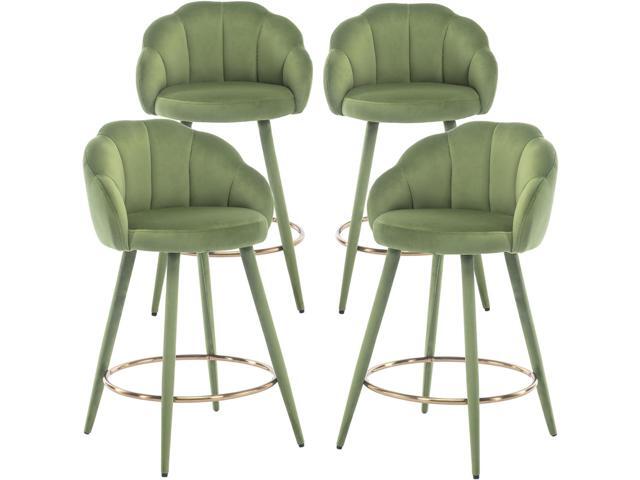 Click here for Velvet Counter Stools Set of 4 Modern 25.5 Counter... prices