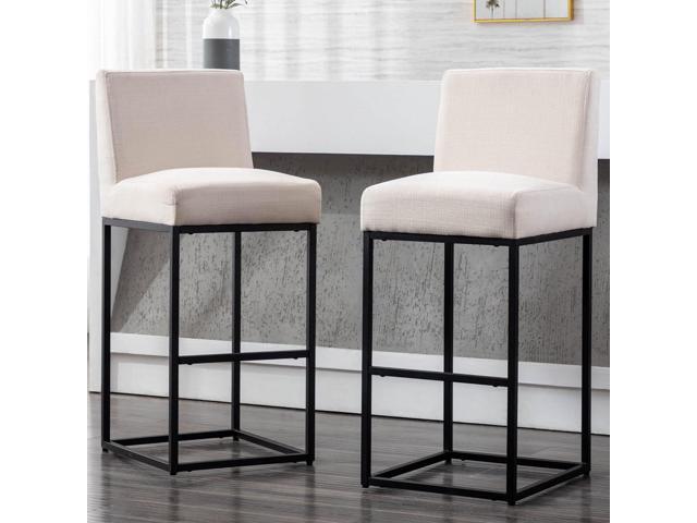 Click here for VESCASA Linen 31 inches Bar Height Bar Stools with... prices