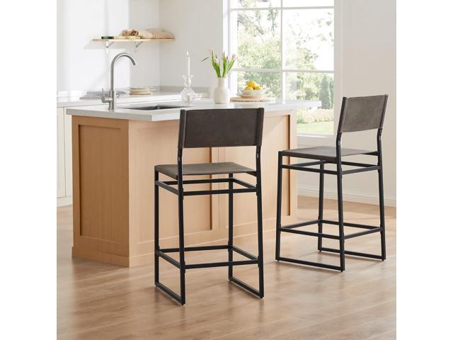 Click here for Watson & Whitely Faux Leather Counter Height Bar S... prices