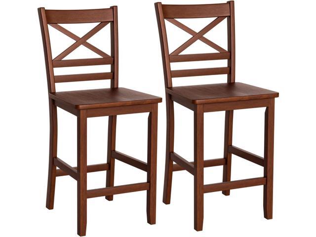 Click here for COSTWAY Bar Stools Set of 2  25 Antique Kitchen Co... prices
