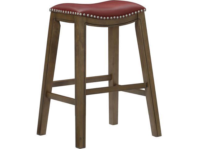 Click here for Homelegance Ordway Pub Height Bar Stool  30SH  Red prices
