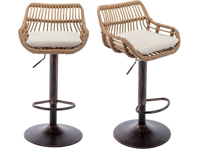 Click here for Kakotito Rattan Bar Stools  Adjustable Barstools w... prices