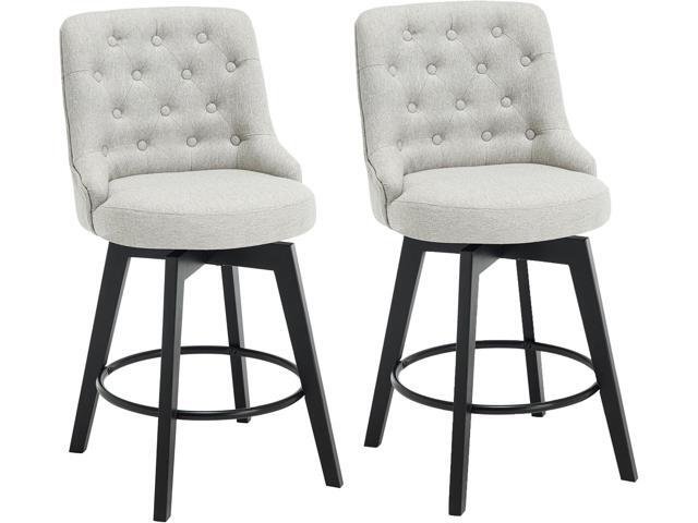 Click here for MINCETA Bar Stools Set of 2  26 Inch Upholstered B... prices