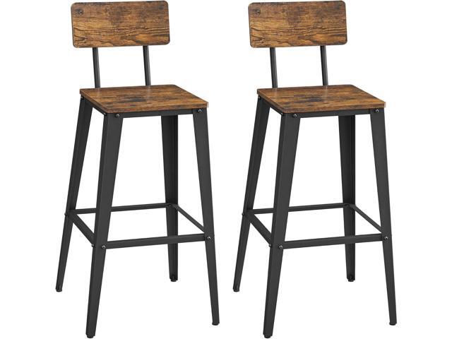Click here for VASAGLE Set of 2 Bar Stools  Bar Height Stools  Ta... prices