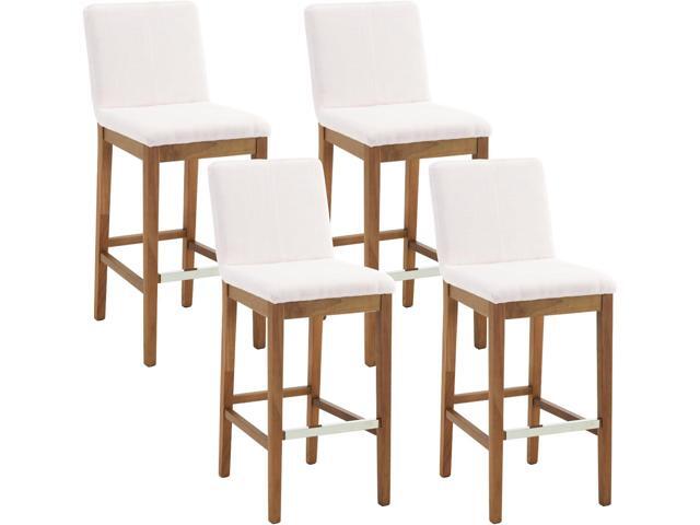 Click here for Bar Stools Set of 4 for Kitchen Island Linen Fabri... prices