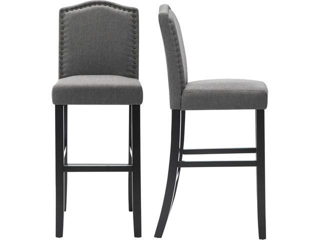 Click here for LSSBOUGHT Bar Stools Set of 2  29 Inch Upholstered... prices