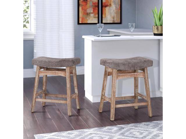 Click here for Solid Wood Bar Stools Set of 2 for Kitchen Counter... prices