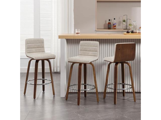 Click here for Bar Stools Set of 3 Swivel Bar Stools with Backs... prices