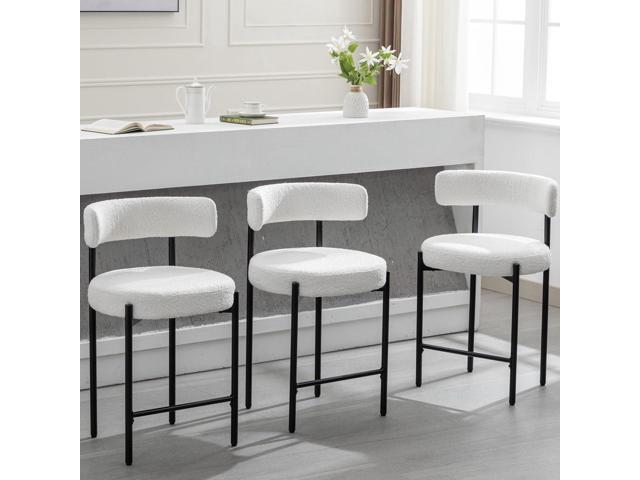 Click here for Counter Height Bar Stools  24 White Bar Stools Set... prices