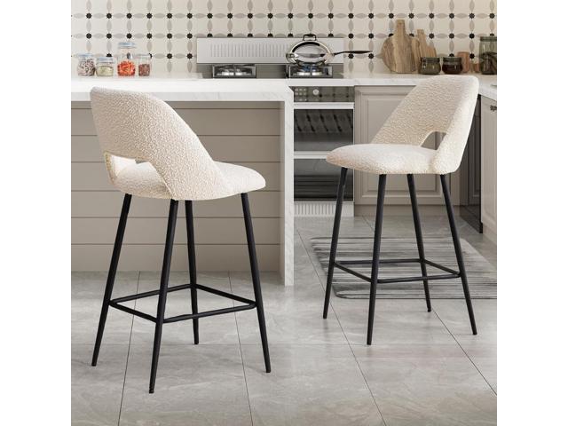Click here for 27 Boucle Bar Stools Set of 2  Upholstered Counter... prices