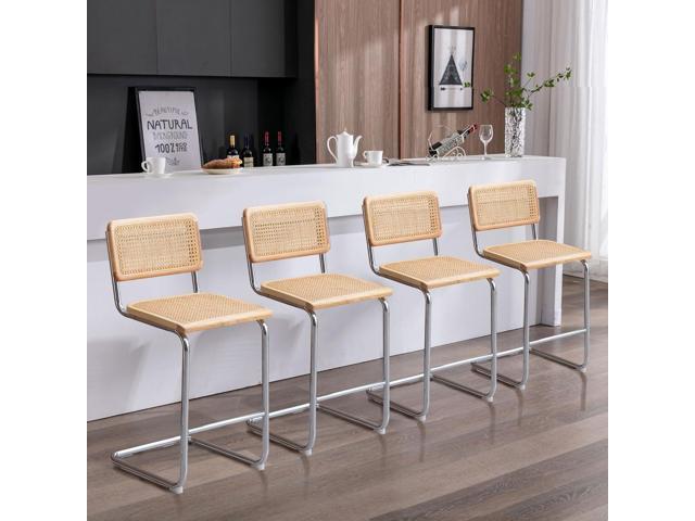 Click here for Rattan Bar Stools Set of 4  24 Inch Modern Counter... prices