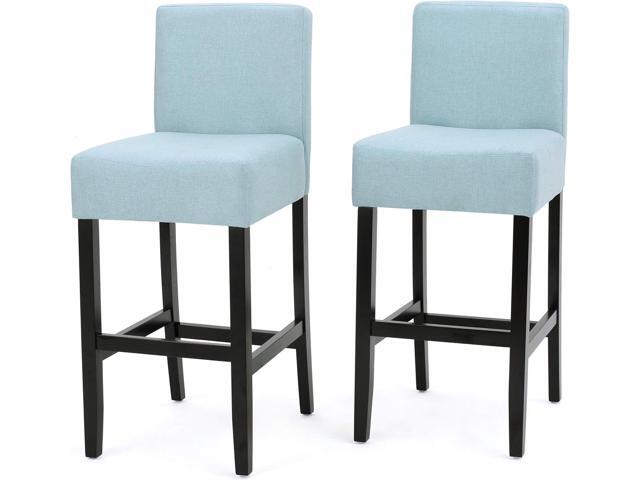 Click here for Lopez Fabric Barstools  2-Pcs Set  Light Blue prices