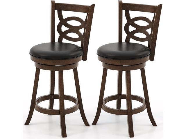 Click here for ERGOMASTER 29 Inch Bar-Stools Set of 2 Swivel Brow... prices