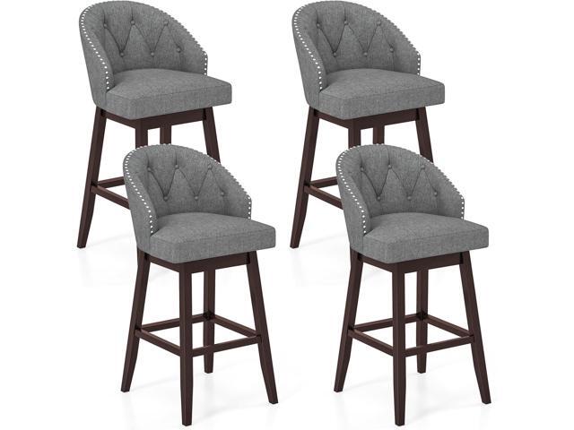 Click here for COSTWAY Bar Stools Set of 4  31 Swivel Bar Stools... prices