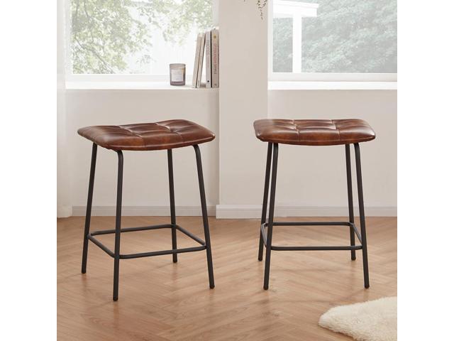 Click here for DUHOME 24 Square Tufted Counter Bar Stools Set of... prices