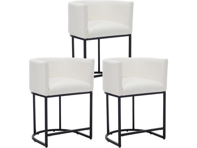 Click here for Wahson Set of 3 Faux Leather Upholstered Barrel Co... prices