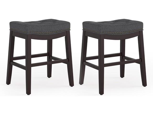 Click here for Bar Stools Set of 2  24 Inch Fabric Counter Height... prices