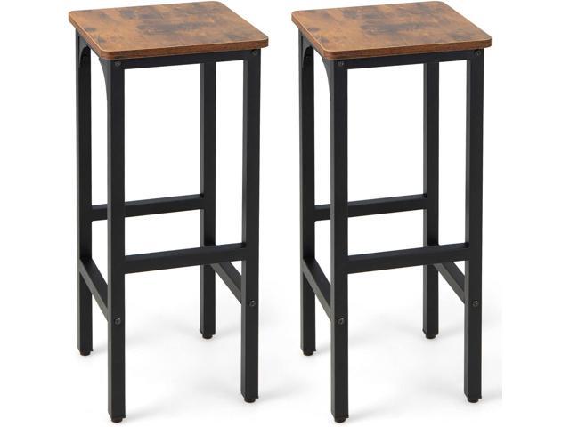 Click here for COSTWAY Industrial Bar Stools Set of 2  28-inch Co... prices