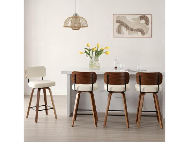 Click here for Swivel Counter Height Bar Stools Set of 4  26 Upho... prices