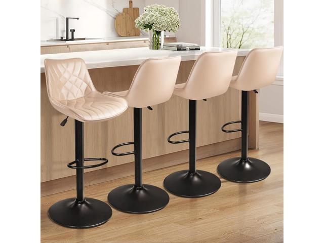 Click here for Waleaf Adjustable Swivel Bar Stools Set of 4  Coun... prices
