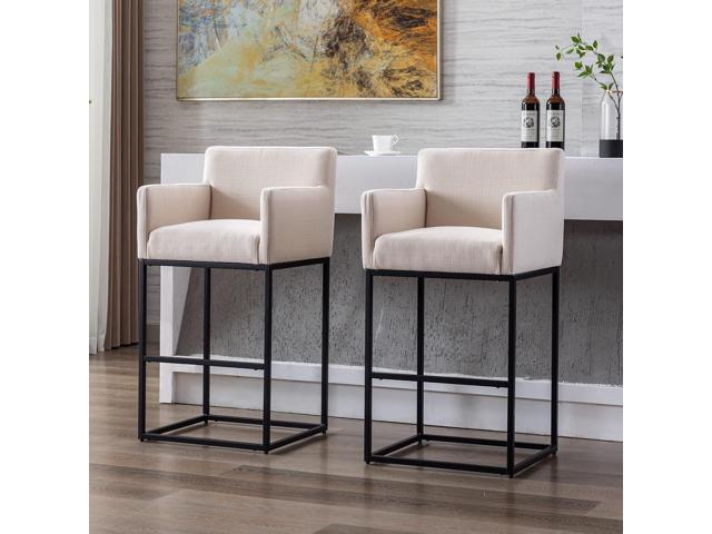Click here for Counter Height 30.75 Bar Stools Set of 2 Linen Fab... prices