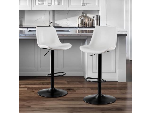 Click here for Adjustable Bar Stools Set of 2 Microfiber Leather... prices