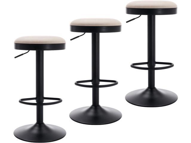 Click here for CIMOTA Swivel Round Bar Stools Set of 3 Backless A... prices