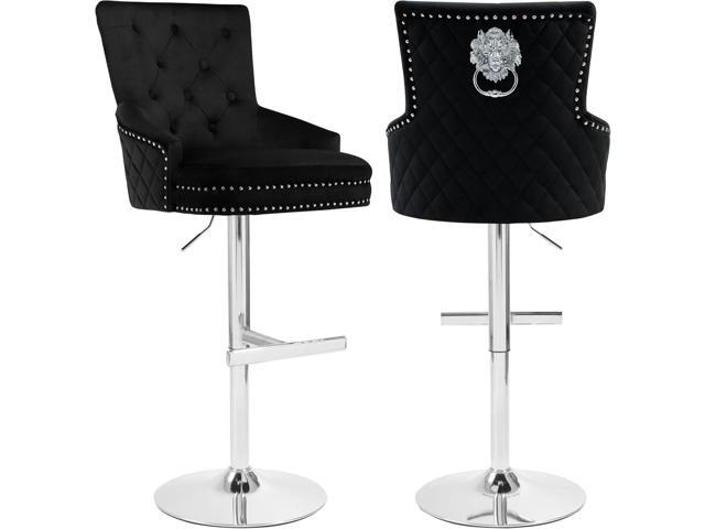Click here for Velvet Swivel Bar Stools Set of 2  Upholstered Bar... prices