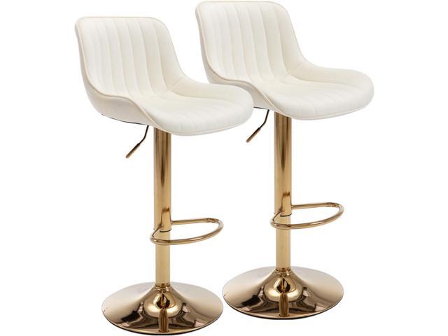 Click here for Homtique Gold Bar Stools Set of 2 Swivel Adjustabl... prices