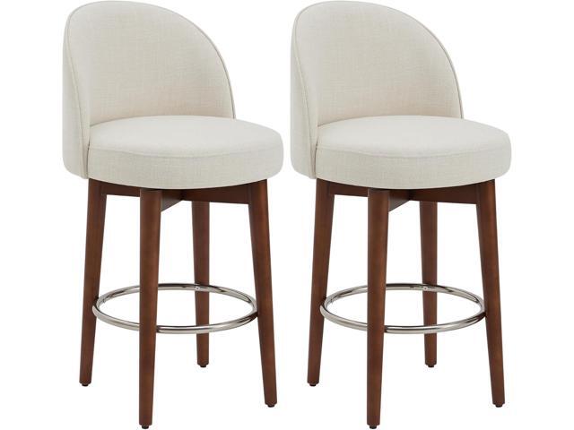Click here for CHITA Counter Height Bar Stools Set of 2 Swivel Ba... prices