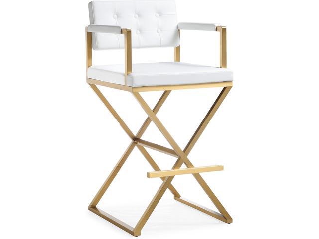 Click here for TOV Furniture Director Steel Barstool  Tall  White prices