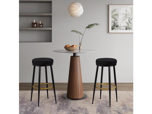 Click here for Ball & Cast Modern Round Bar Stools 30 inch Uphole... prices