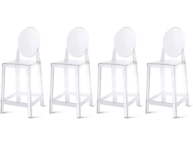 Click here for 2xhome 25 Set of 4 Counter Height Bar Stools Oval... prices