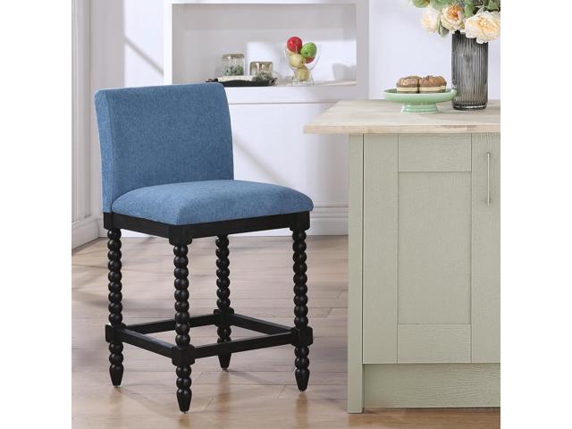 Click here for DUHOME Spindle Counter Stool with Padded Spring Se... prices