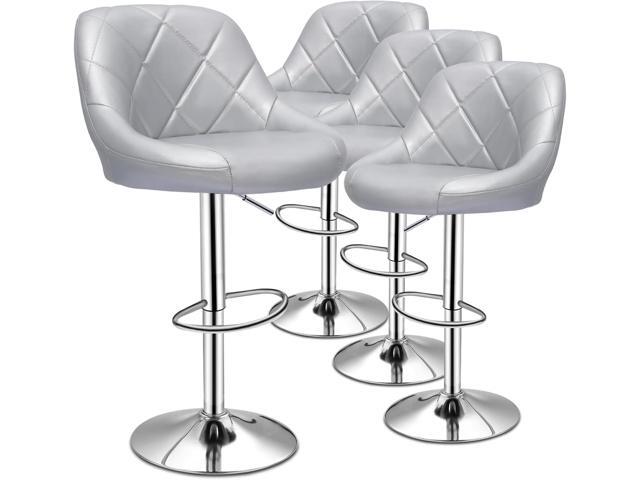 Click here for Magshion Faux Leather Bar Stools Adjustable 360 De... prices
