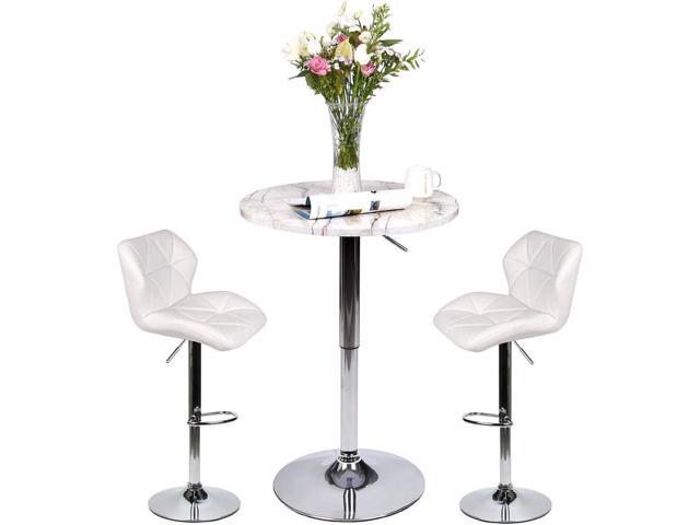 Click here for ARTETHYS Bar Table and Chair Set of 3 Adjustable R... prices