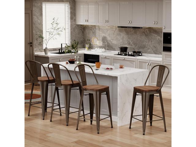 Click here for Changjie Furniture 24 Inches Metal Barstools Set o... prices