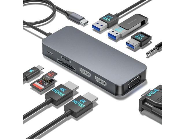 Click here for USB C Hub  10-in-1 Docking Station Dual Monitor wi... prices