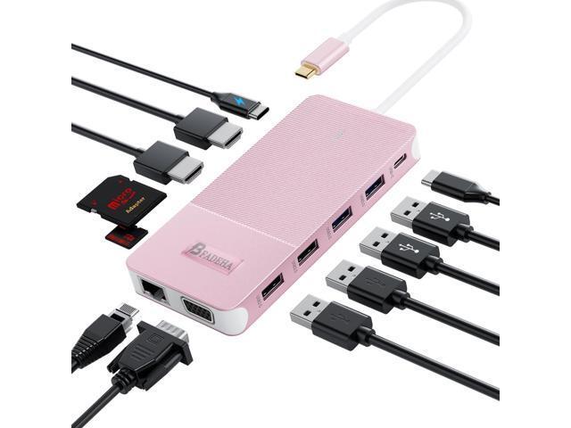 Click here for USB C Laptop Docking Station for 3 Monitors Max -... prices