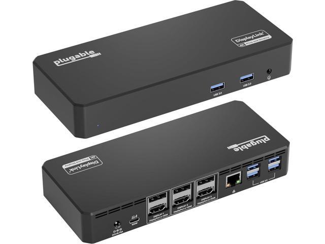 Click here for Plugable 12-in-1 USB C Triple Monitor Docking Stat... prices