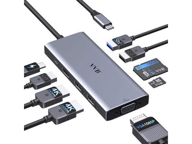 Click here for USB C Docking Station Dual Monitor HDMI Adapter fo... prices