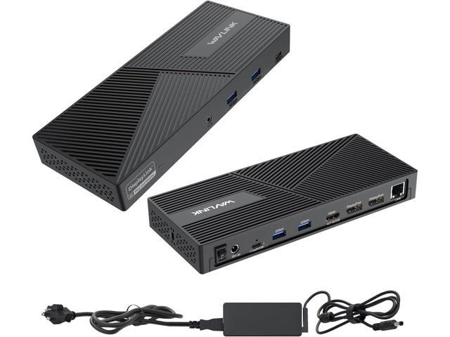 Click here for USB C Docking Station 3 Monitors with 130W Power D... prices