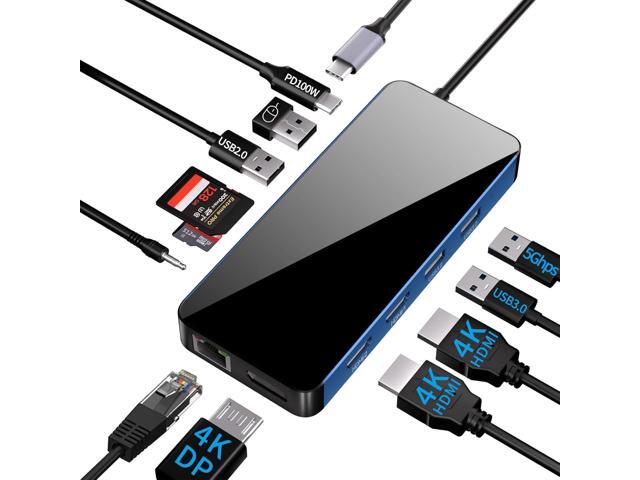 Click here for 12 in 1 USB-C Docking Station Triple Display USB C... prices