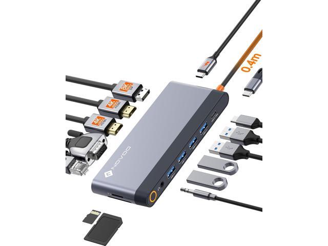 Click here for USB C Docking Station Dual Monitor for Dell HP Tri... prices