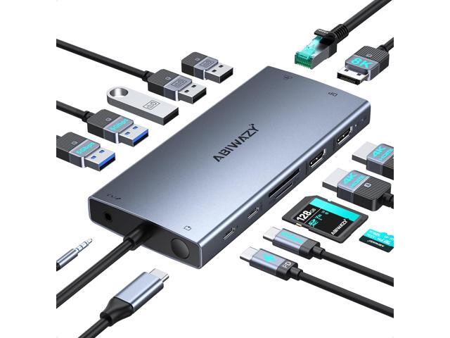 Click here for 8K DP Laptop Docking Station Dual Monitor  15 in 1... prices